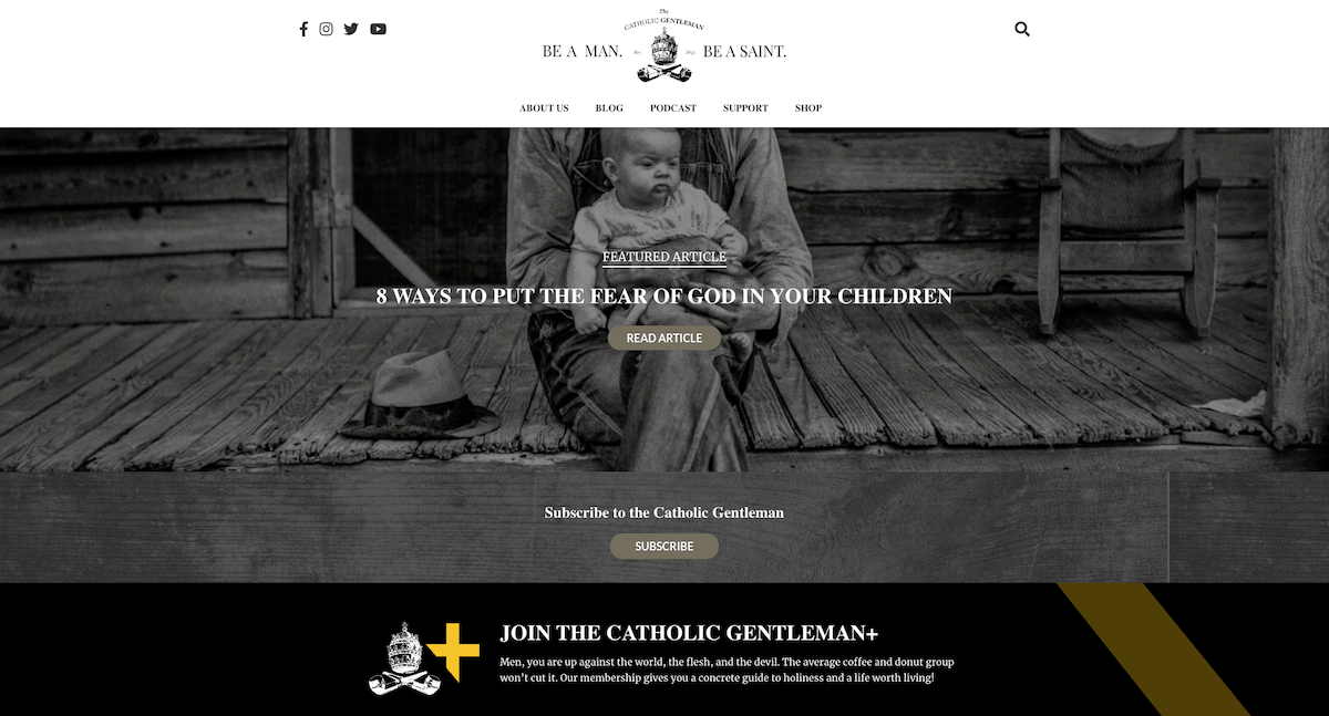 Catholic Gentlemen | Catholic Young Adults