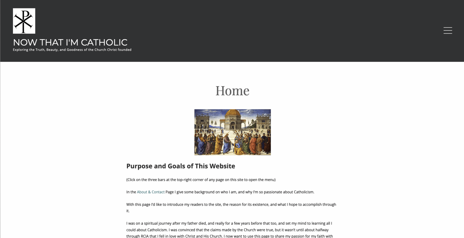 Now That I Am Catholic | Catholic Young Adults