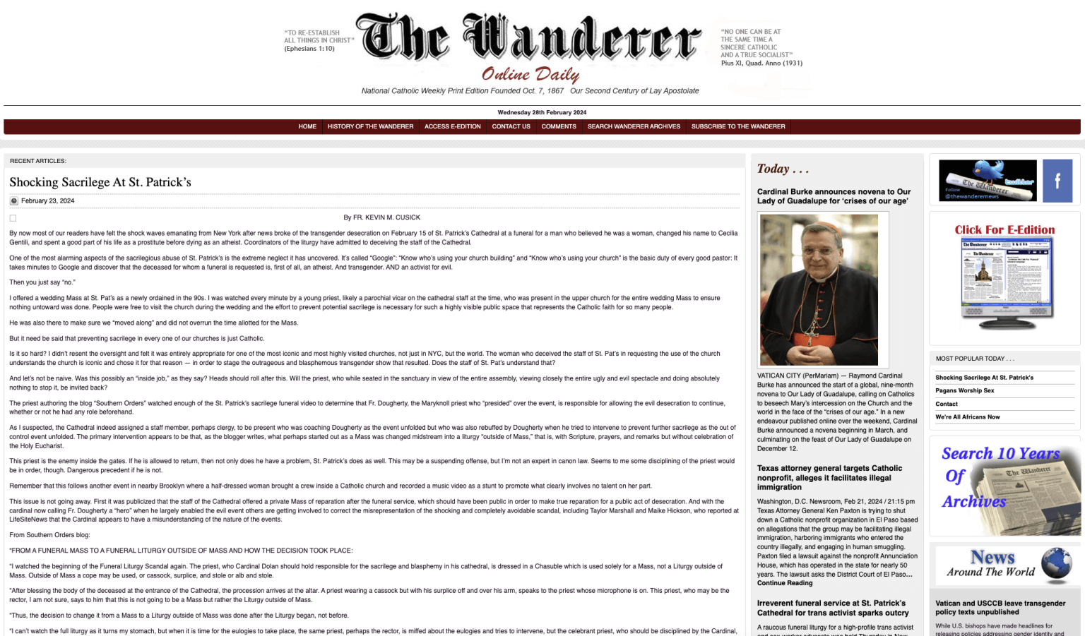 The Wanderer | Catholic Young Adults